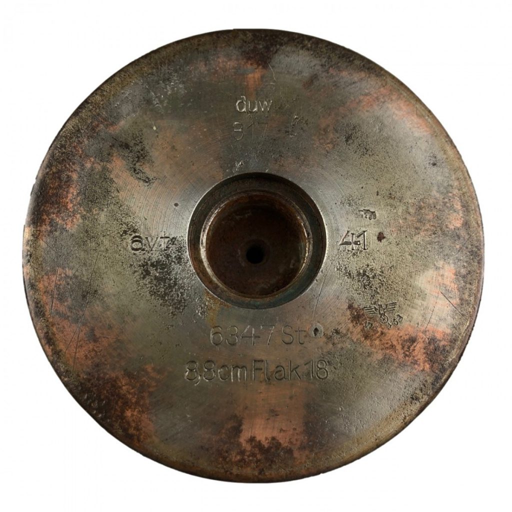 Original WWII German Flak 88 shell - Oorlogsspullen.nl - Militaria shop