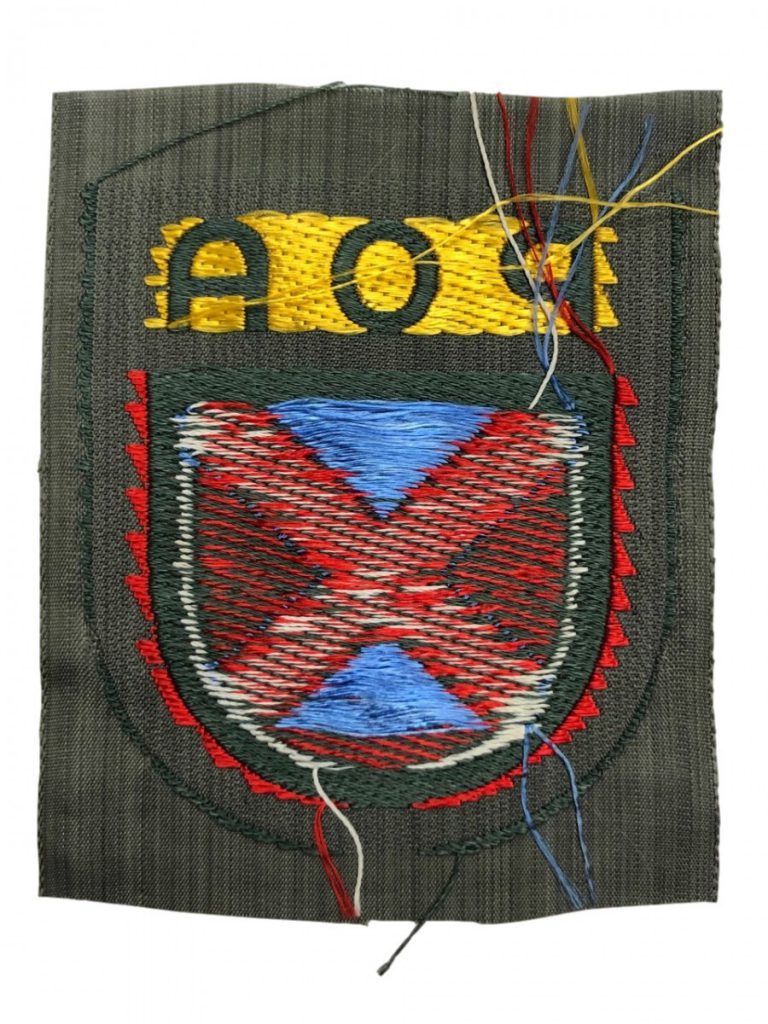 Original WWII German volunteer POA shield - Russian liberation army ...