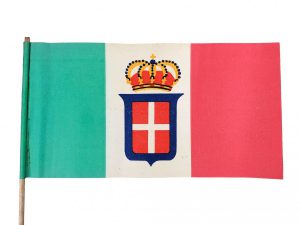 Original WWII Italian paper flag - Oorlogsspullen.nl - Militaria shop