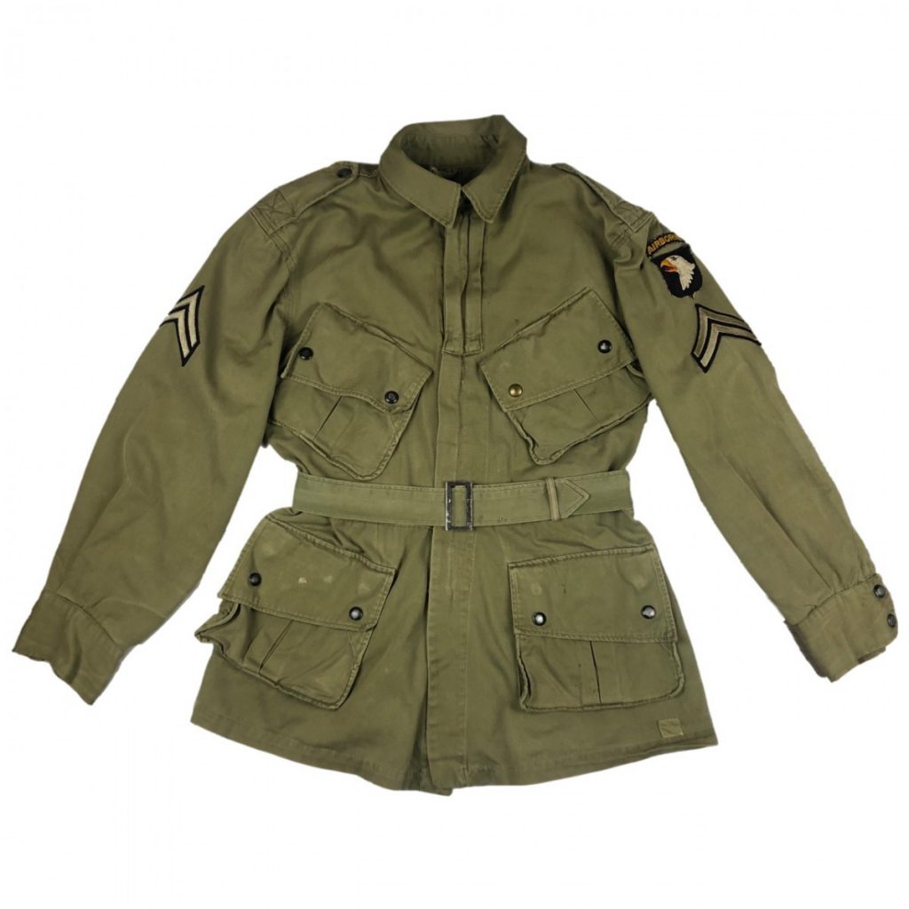Original WWII US 101st Airborne division M42 jump smock ...