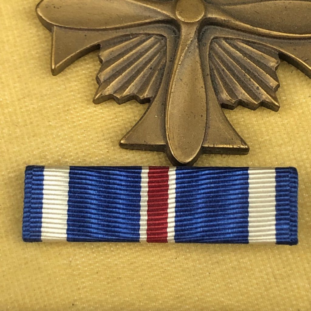 Original WWII US Distinguished Flying Cross in box with ribbon and pin ...