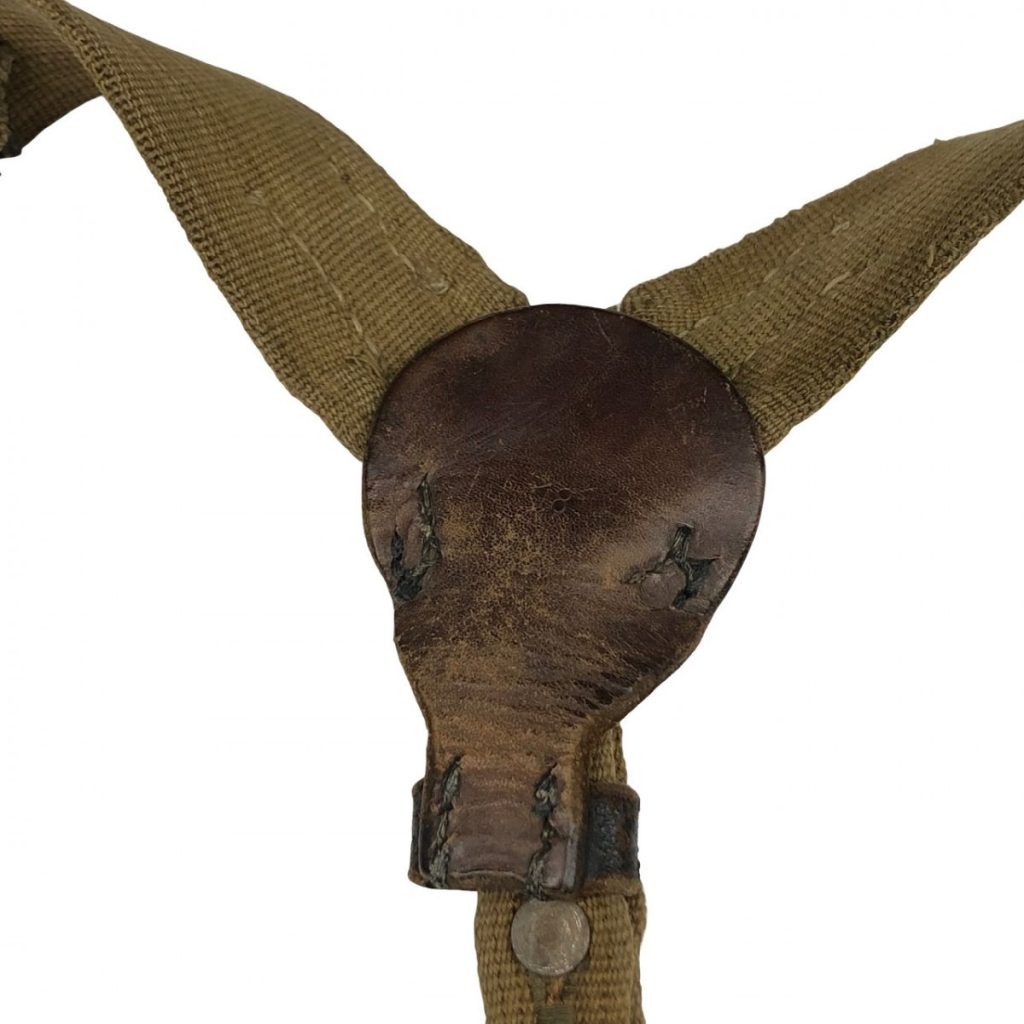 Original WWII German webbing Y-Straps - Oorlogsspullen.nl - Militaria shop