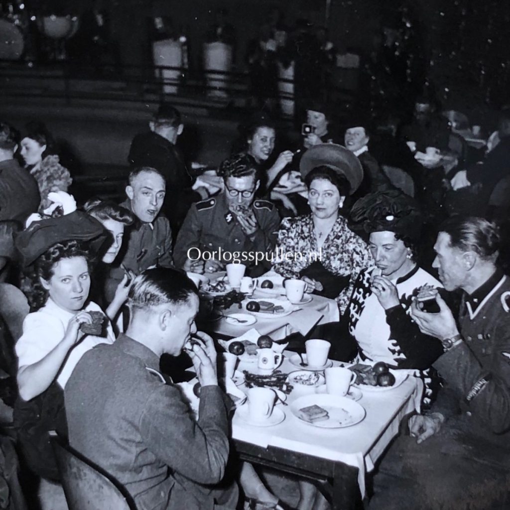 Original WWII Flemish Waffen-SS photo grouping – Christmas dinner ...