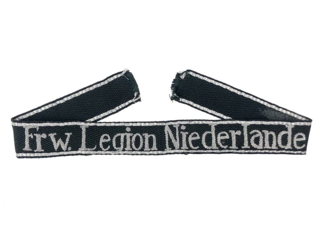 Original WWII Dutch SS-Freiwilligen Legion Niederlande officers cuff ...