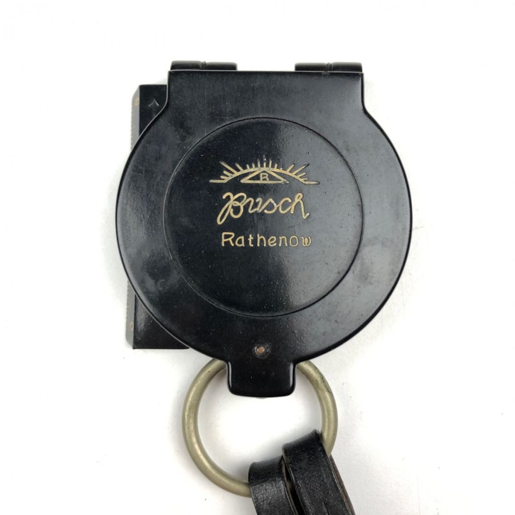 Original WWII German 'Busch Rathenow' Marsch compass in leather cover ...