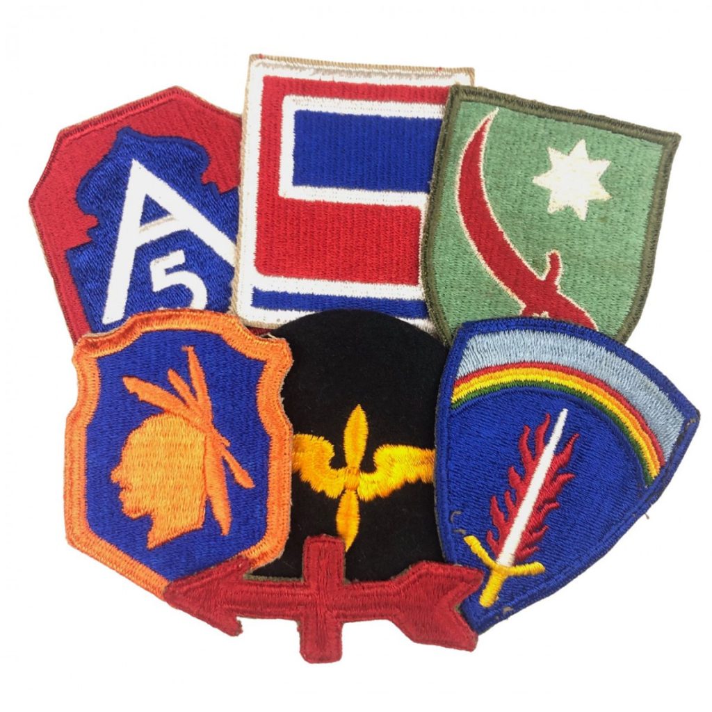 Original WWII US patches lot - Oorlogsspullen.nl - Militaria shop