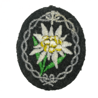 Original WWII German WH Gebirgsjäger arm patch - Oorlogsspullen.nl ...