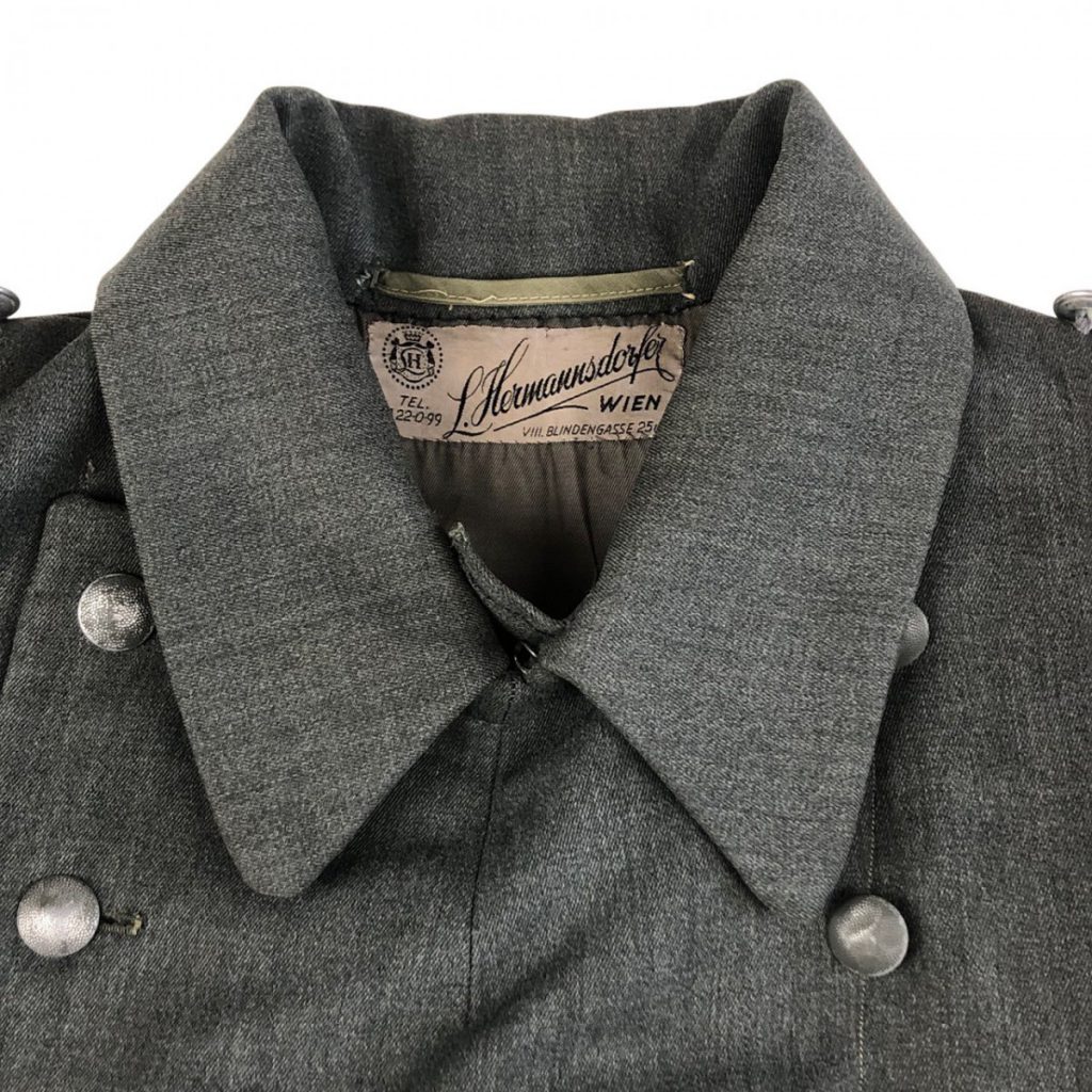 Original WWII German WH/SS overcoat in Italian gabardine cloth ...