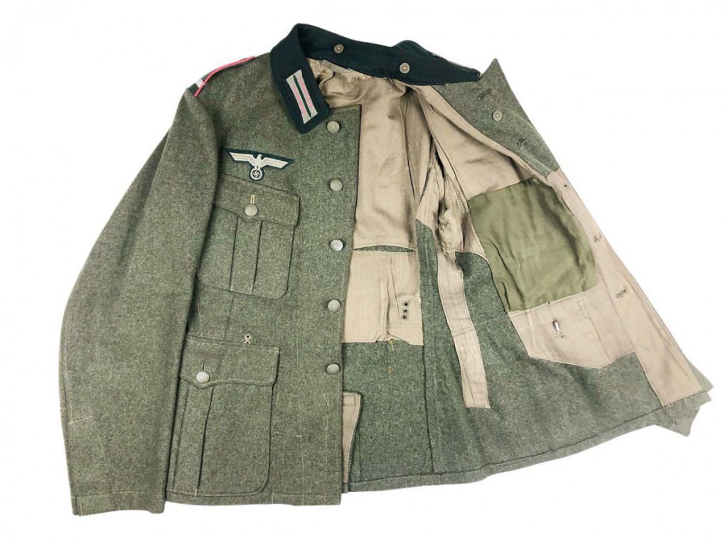 Original WWII German WH M36 Panzer(jäger) uniform - Oorlogsspullen.nl ...