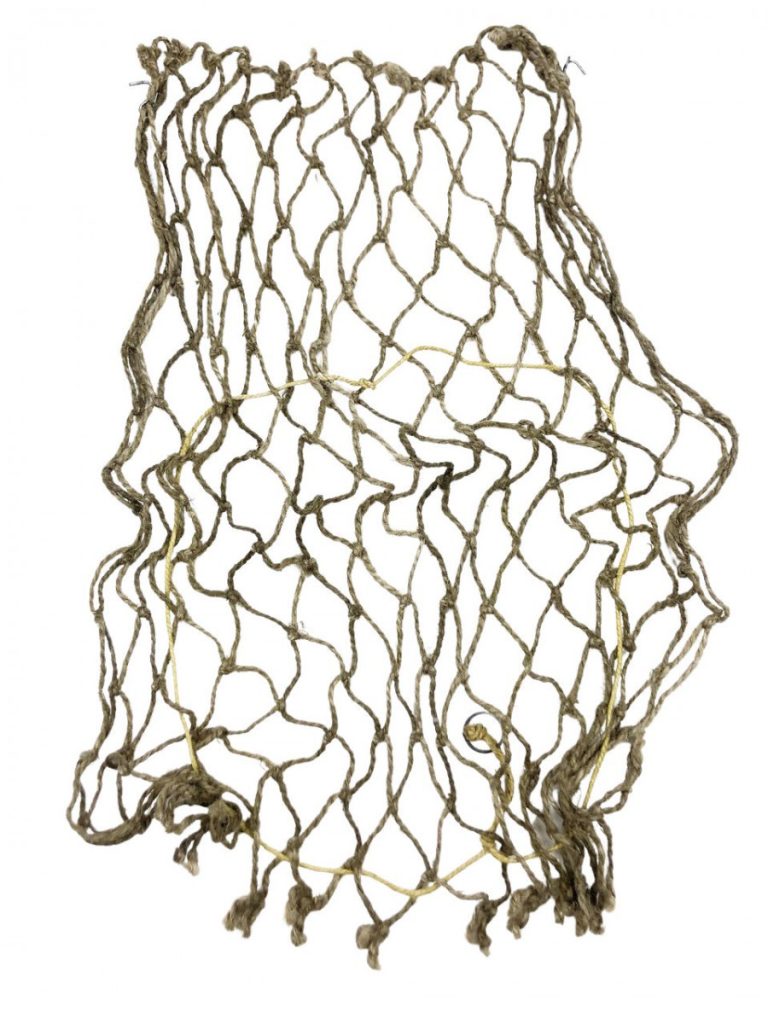 Original WWII German helmet 'Tarnnetz' camouflage netting ...