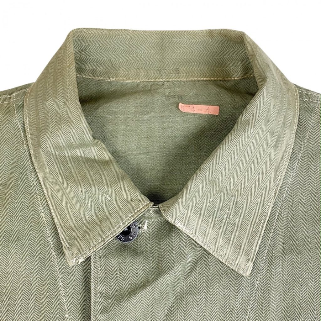 Original WWII USMC P41 HBT jacket - Oorlogsspullen.nl - Militaria shop