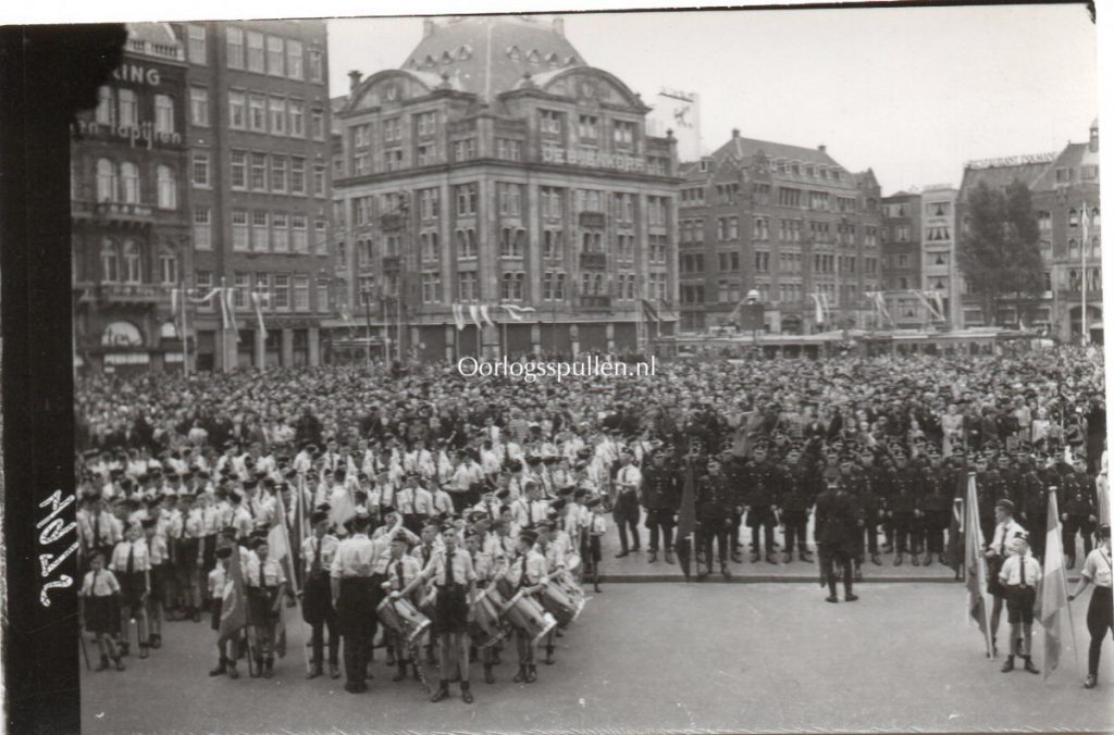 Original WWII Dutch NSB photo grouping 'Anton Mussert visiting ...