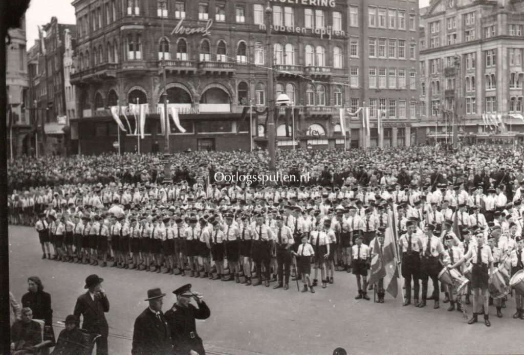 Original WWII Dutch NSB photo grouping 'Anton Mussert visiting ...