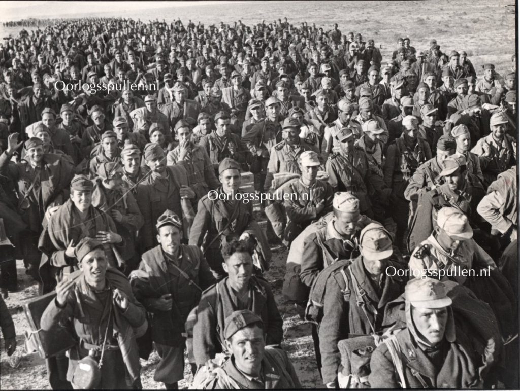 Original WWII British photo 'Captured Italian prisoners in Tunesia ...