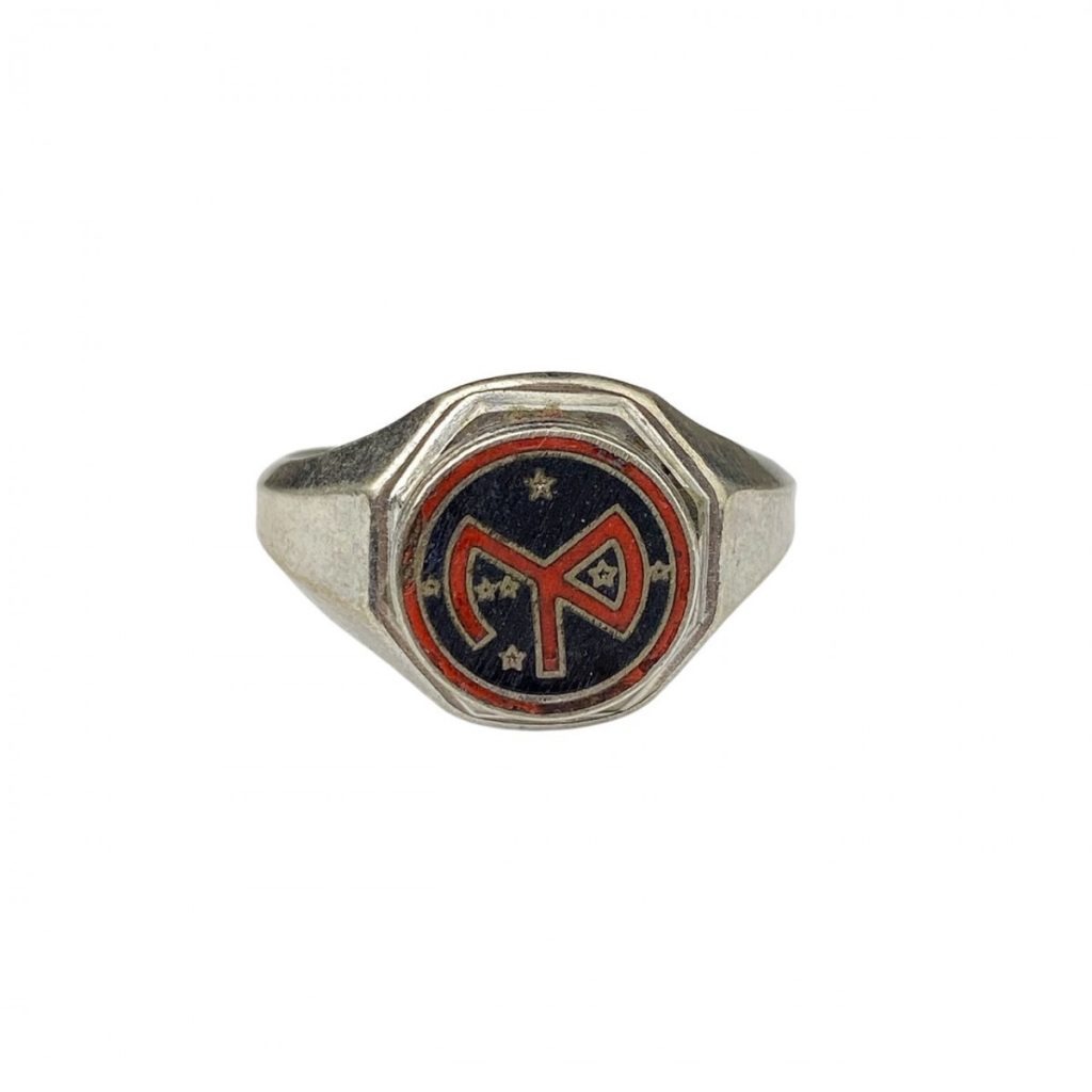 Original WWII US 27th Infantry division ring - Oorlogsspullen.nl ...