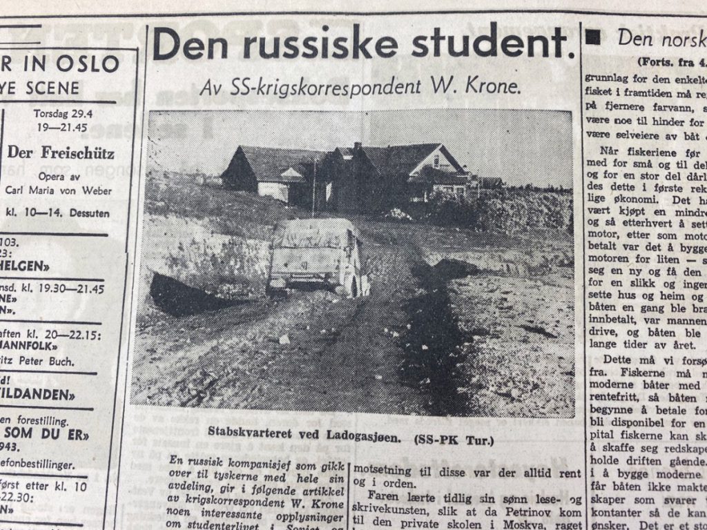 Original WWII Norwegian collaboration Nasjonal Samling newspaper ...