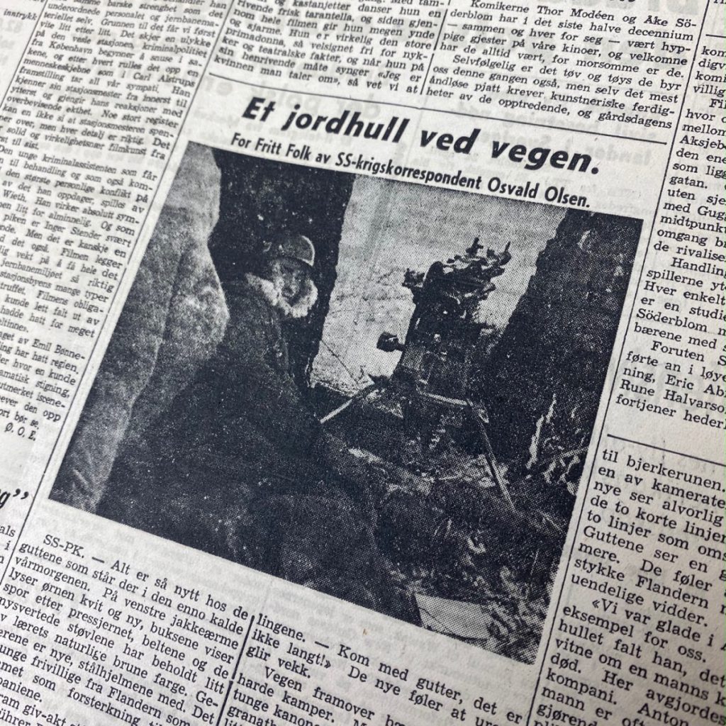 Original WWII Norwegian collaboration Nasjonal Samling newspaper ...