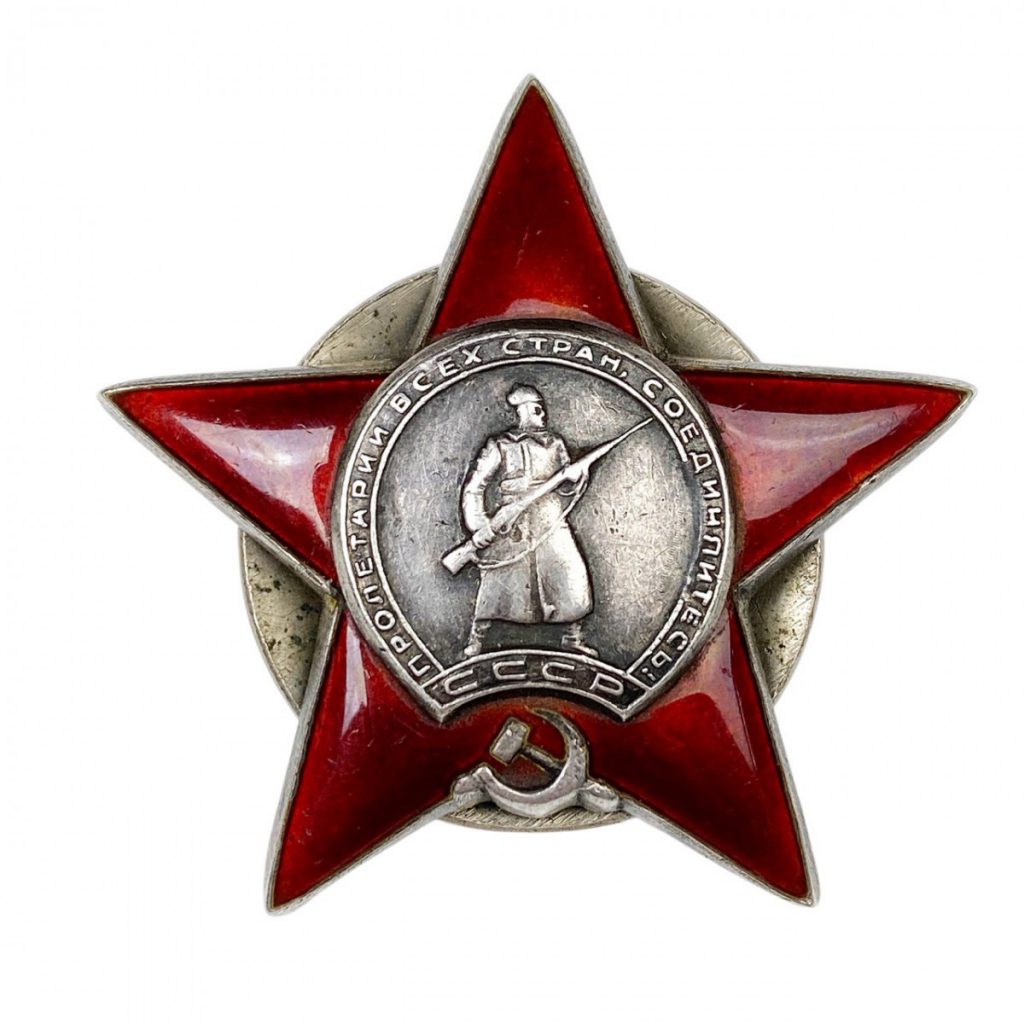 Original WWII Russian 'Order of the Red Star' 1945 - Oorlogsspullen.nl ...