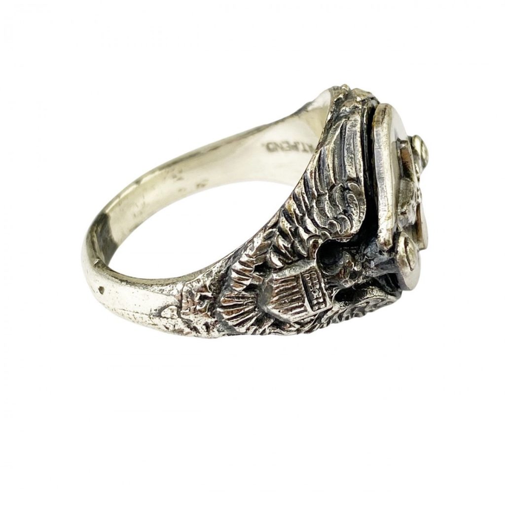 Original WWII USAAF pilot ring - Oorlogsspullen.nl - Militaria shop