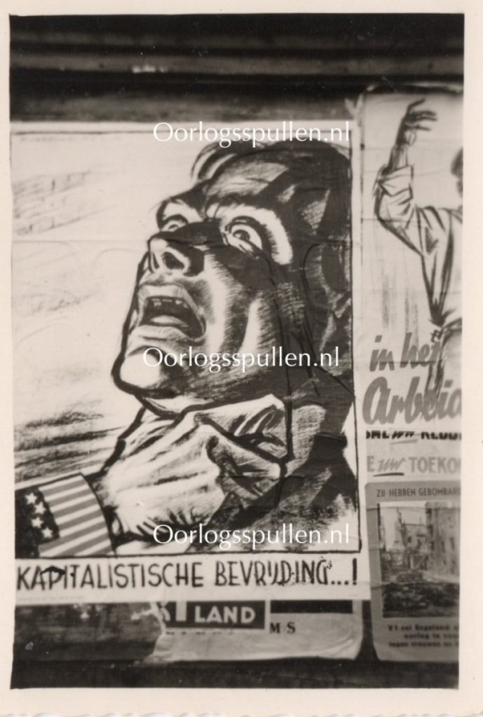 Original WWII Dutch collaboration poster photo - Oorlogsspullen.nl ...