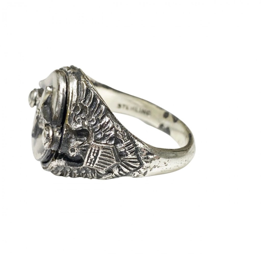 Original WWII USAAF pilot ring - Oorlogsspullen.nl - Militaria shop