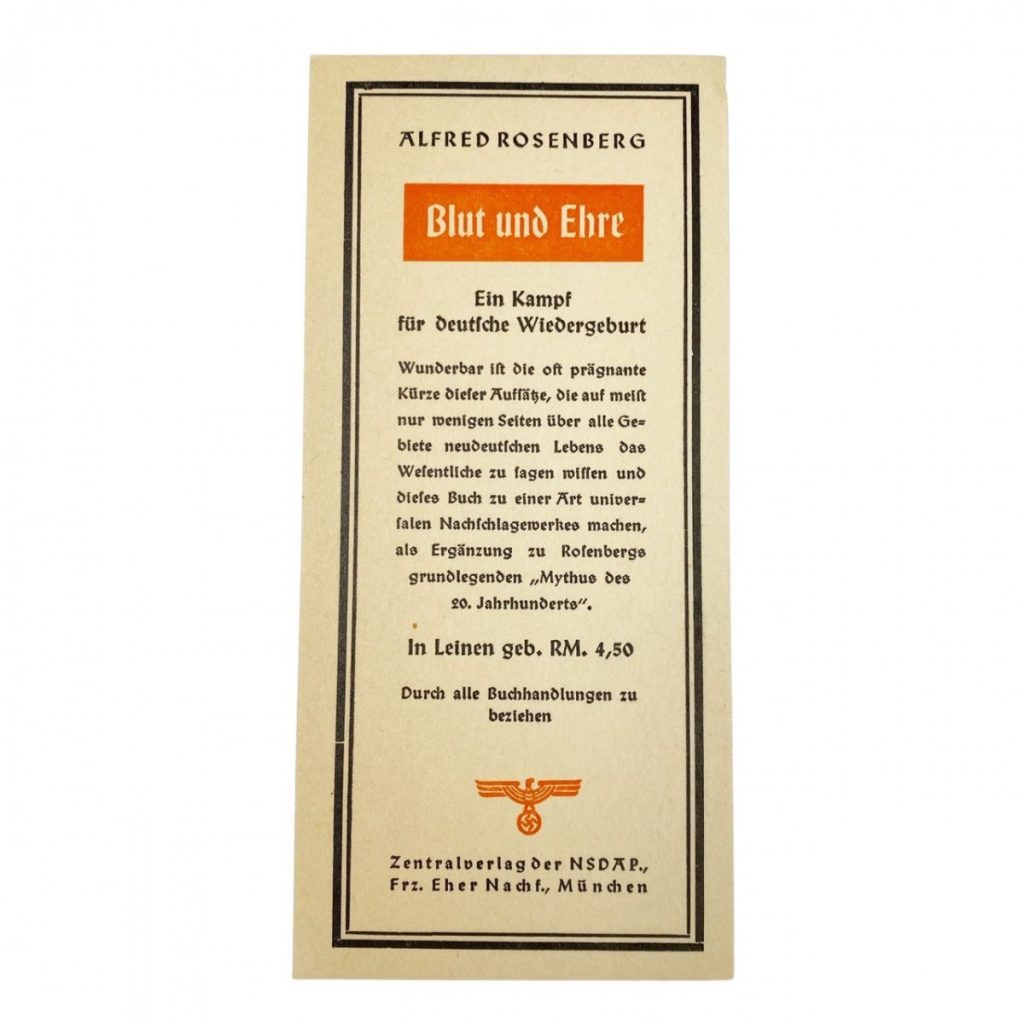 Original WWII German bookmark - Oorlogsspullen.nl - Militaria shop