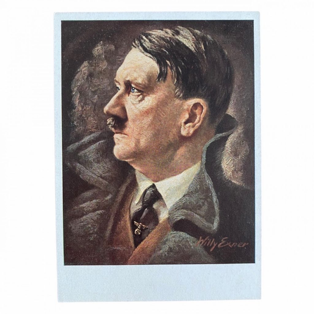 Original WWII German Adolf Hitler post card - Oorlogsspullen.nl ...