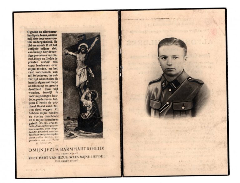 Original WWII Flemish Waffen-SS volunteer legion Alfons Schilders death ...