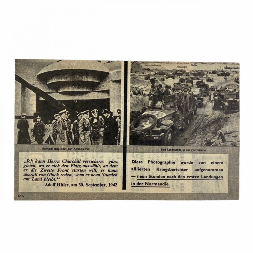 Original WWII Allied dropping leaflet - Oorlogsspullen.nl - Militaria shop