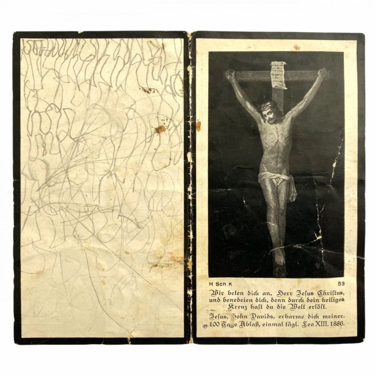 Original WWII German Waffen-SS death card - Oorlogsspullen.nl ...