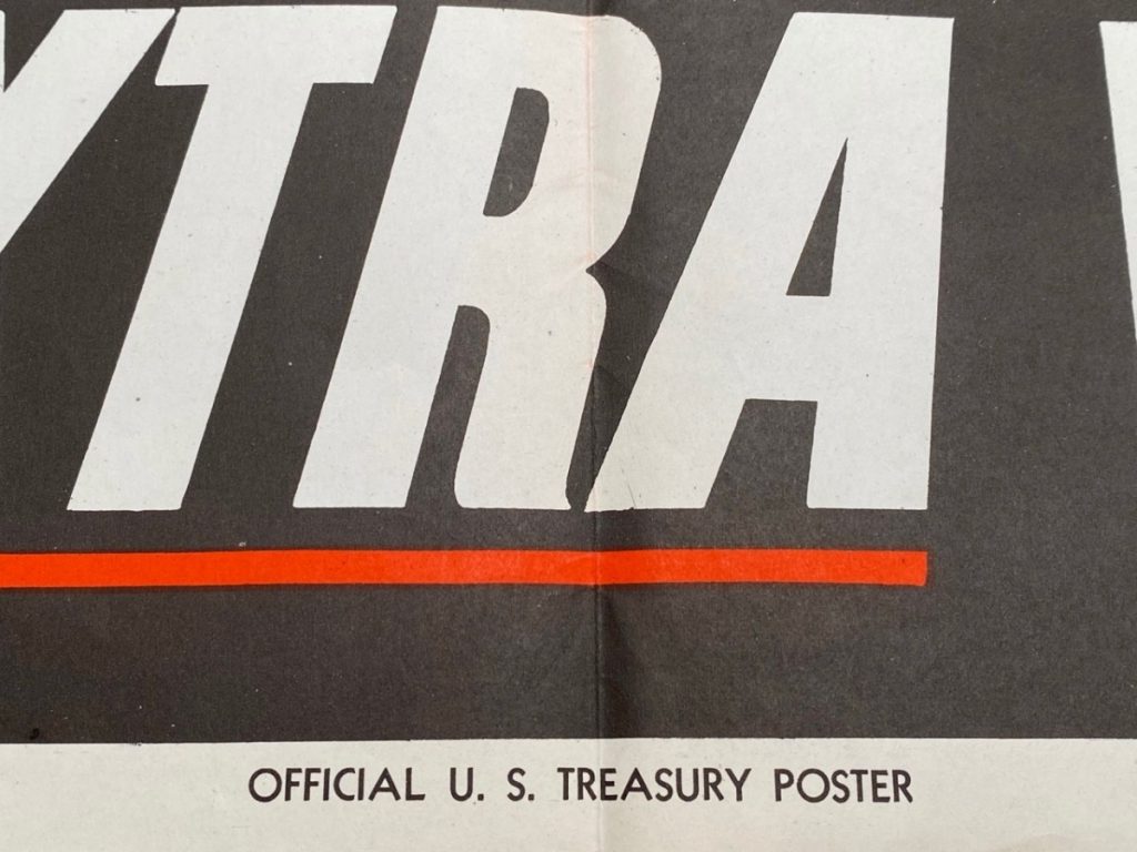 Original WWII US poster - Back 'em up - Oorlogsspullen.nl - Militaria shop