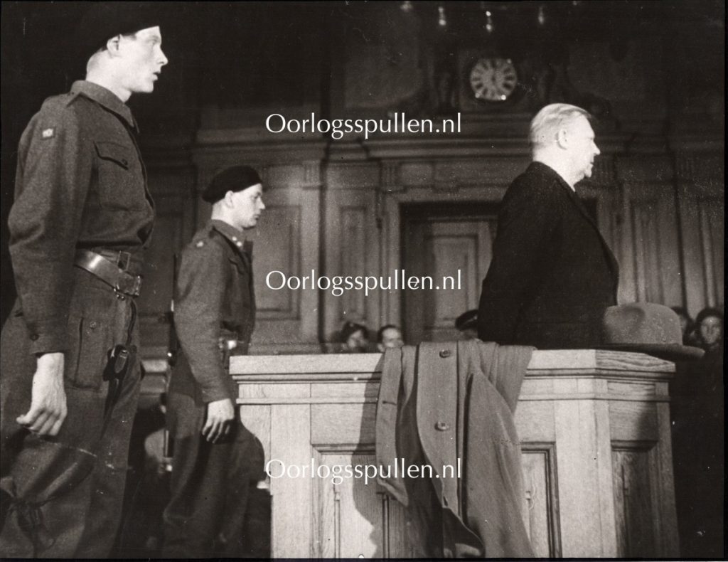 Original WWII British photo - Vidkun Quisling in Norway on trial ...