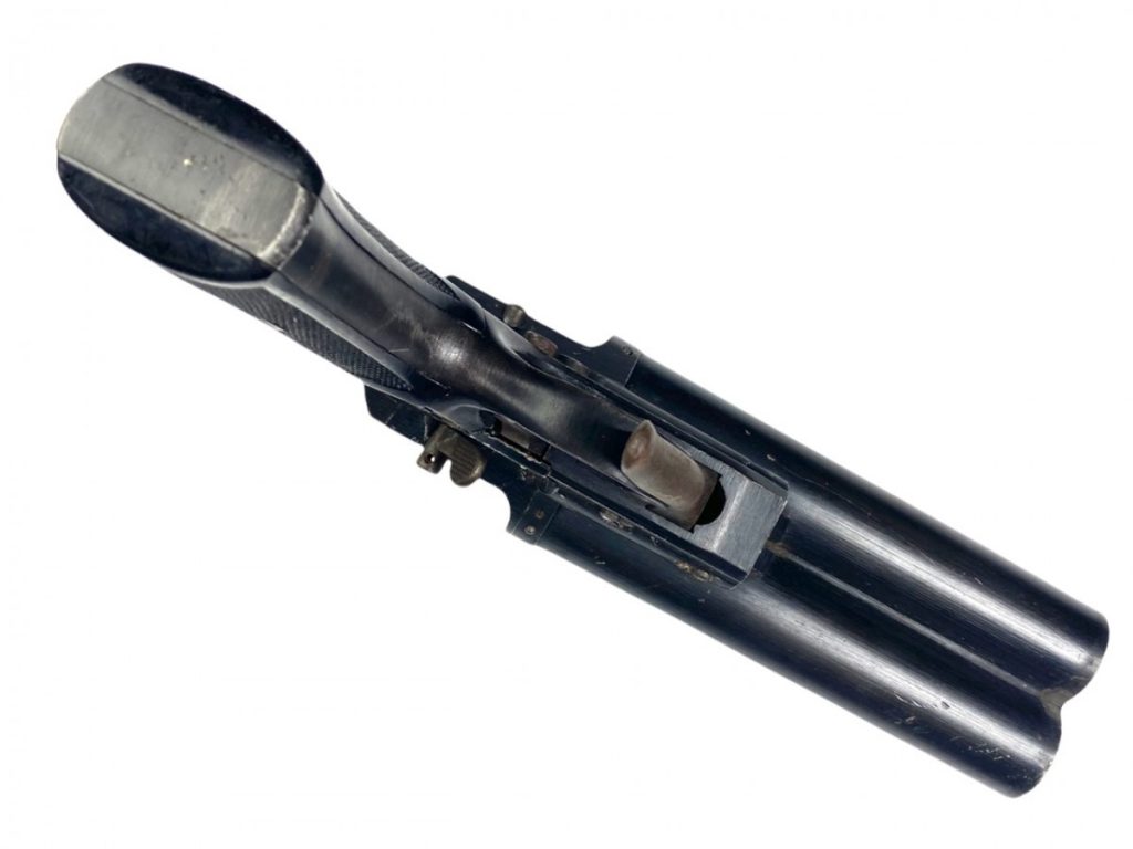 Original WWII German Luftwaffe double barrel flare gun - Oorlogsspullen ...