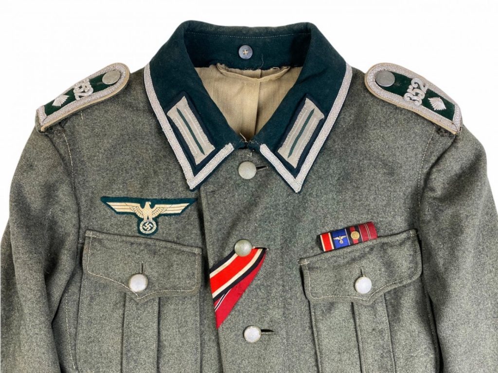 Original WWII German M36 NCO uniform 246th Infanterie division ...