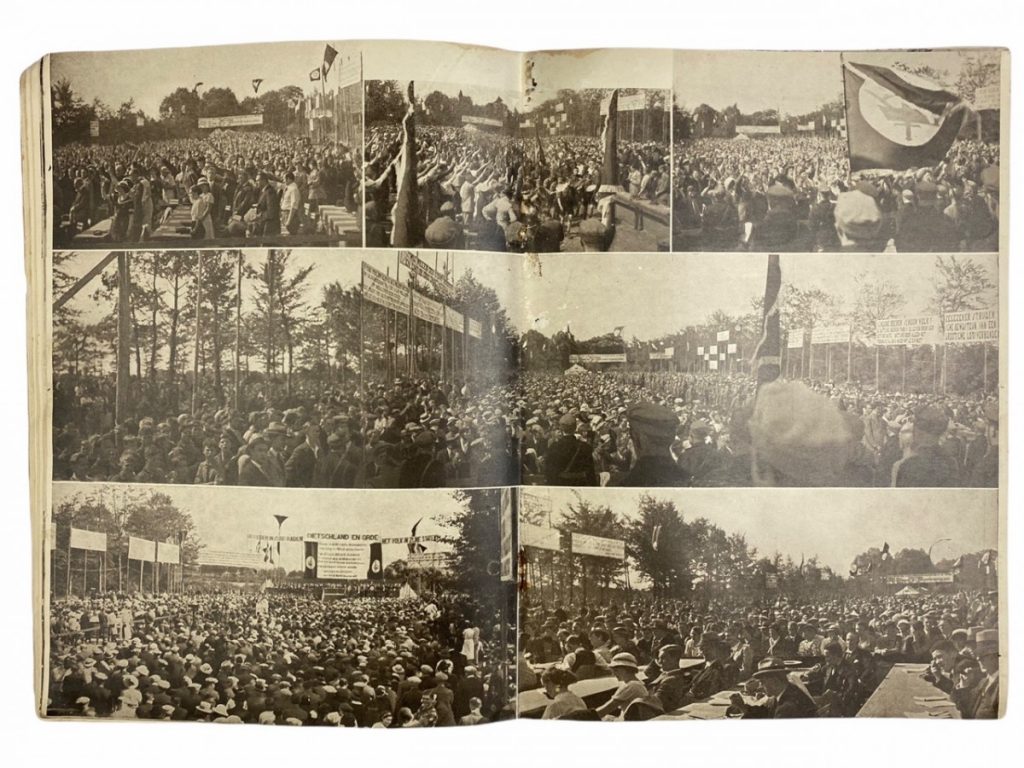 Originele WWII Belgian Verdinaso brochure - Een leider verovert zijn ...