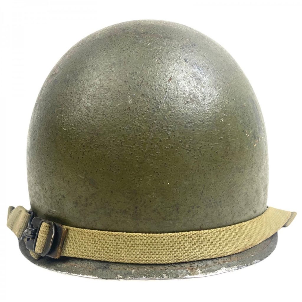 Original WWII US M1 helmet - Oorlogsspullen.nl - Militaria shop