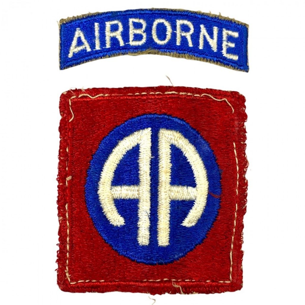 Original WWII US 82nd Airborne Division patch - Oorlogsspullen.nl ...