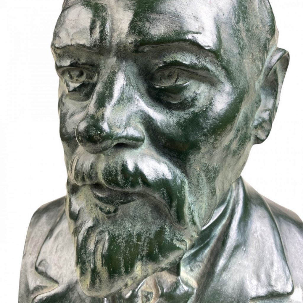 Original WWII Belgian collaboration August Borms bust - Oorlogsspullen ...