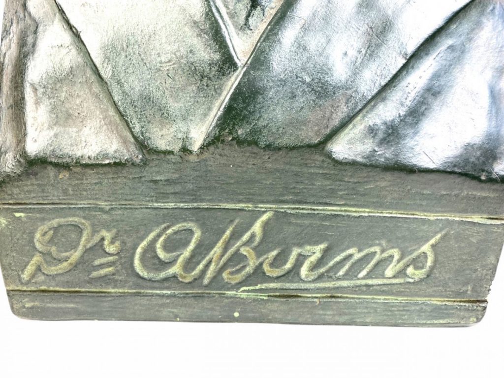 Original WWII Belgian collaboration August Borms bust - Oorlogsspullen ...