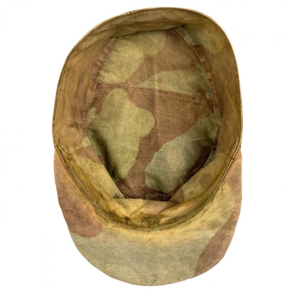 Original WWII German WH/Waffen-SS field made camouflage field cap ...