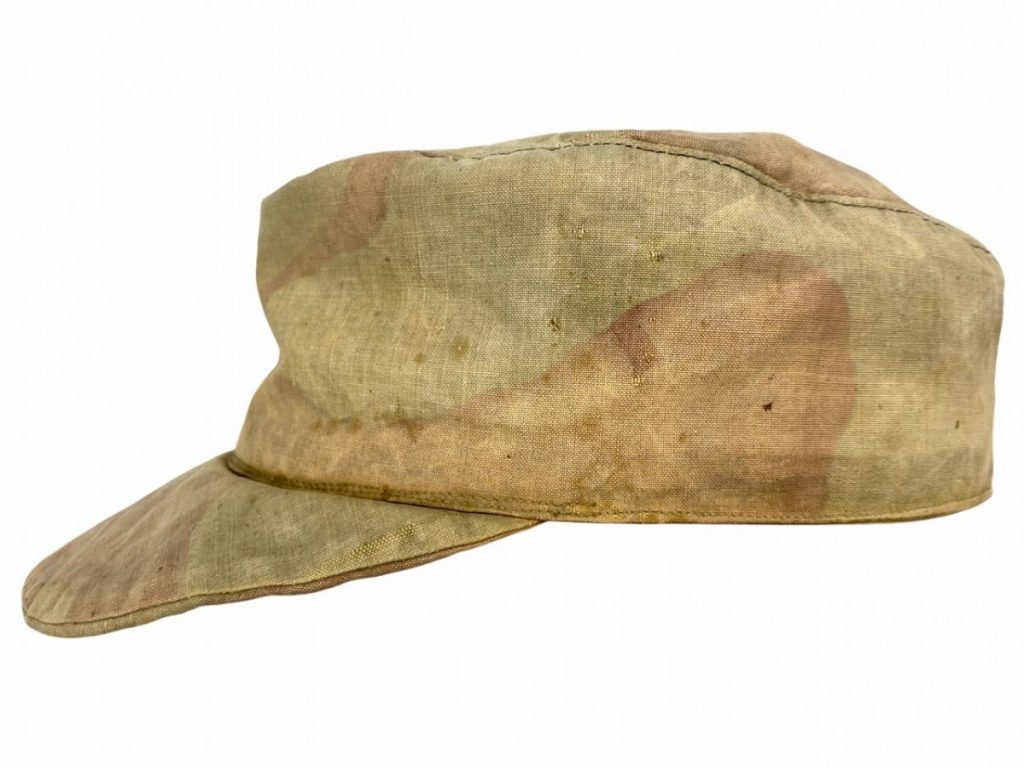 Original WWII German WH/Waffen-SS field made camouflage field cap ...