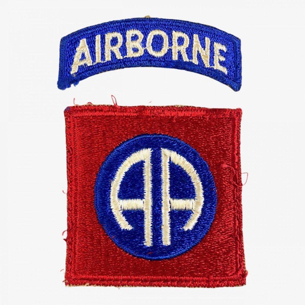 Original WWII US 82nd Airborne Division patch - Oorlogsspullen.nl ...