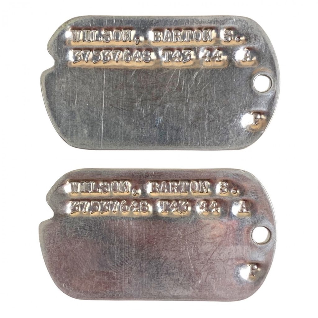 Original WWII US dog tags - Oorlogsspullen.nl - Militaria shop