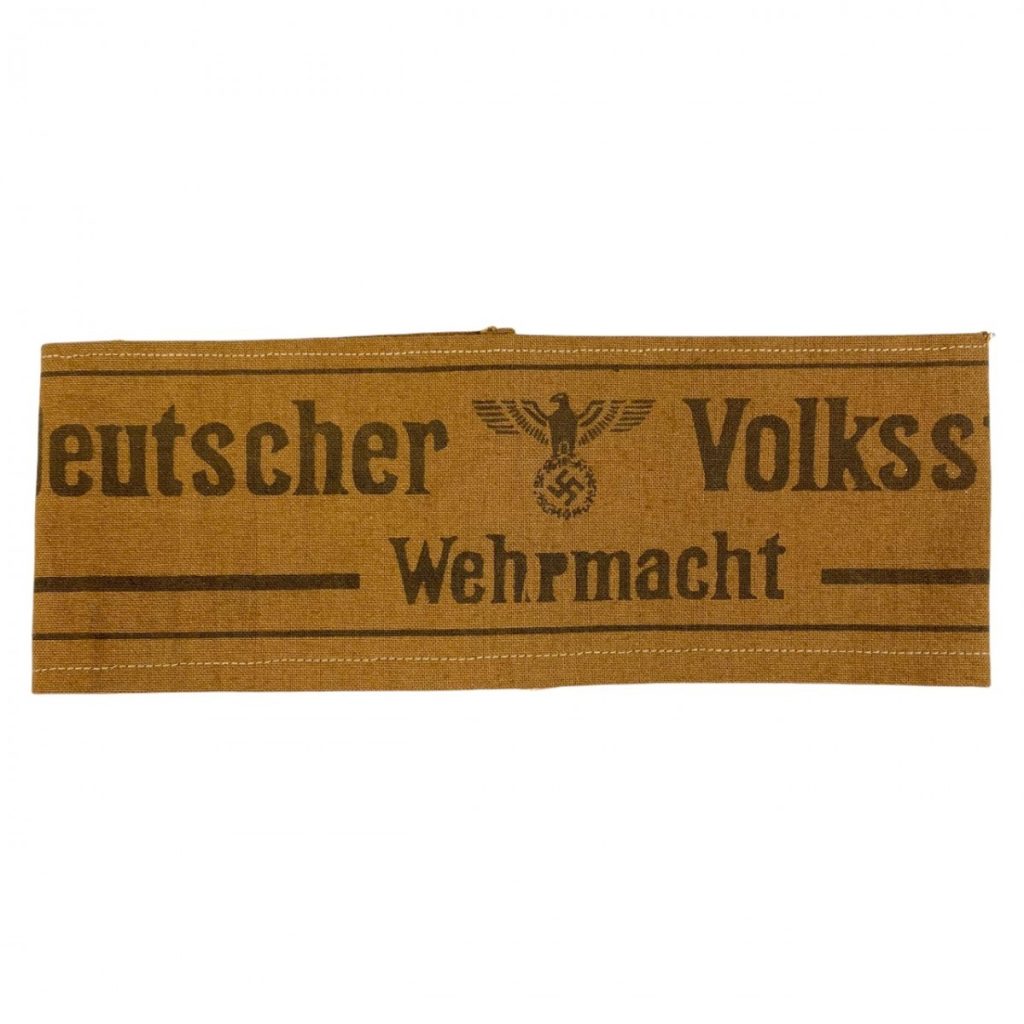 Original WWII German Volkssturm armband - Oorlogsspullen.nl - Militaria ...