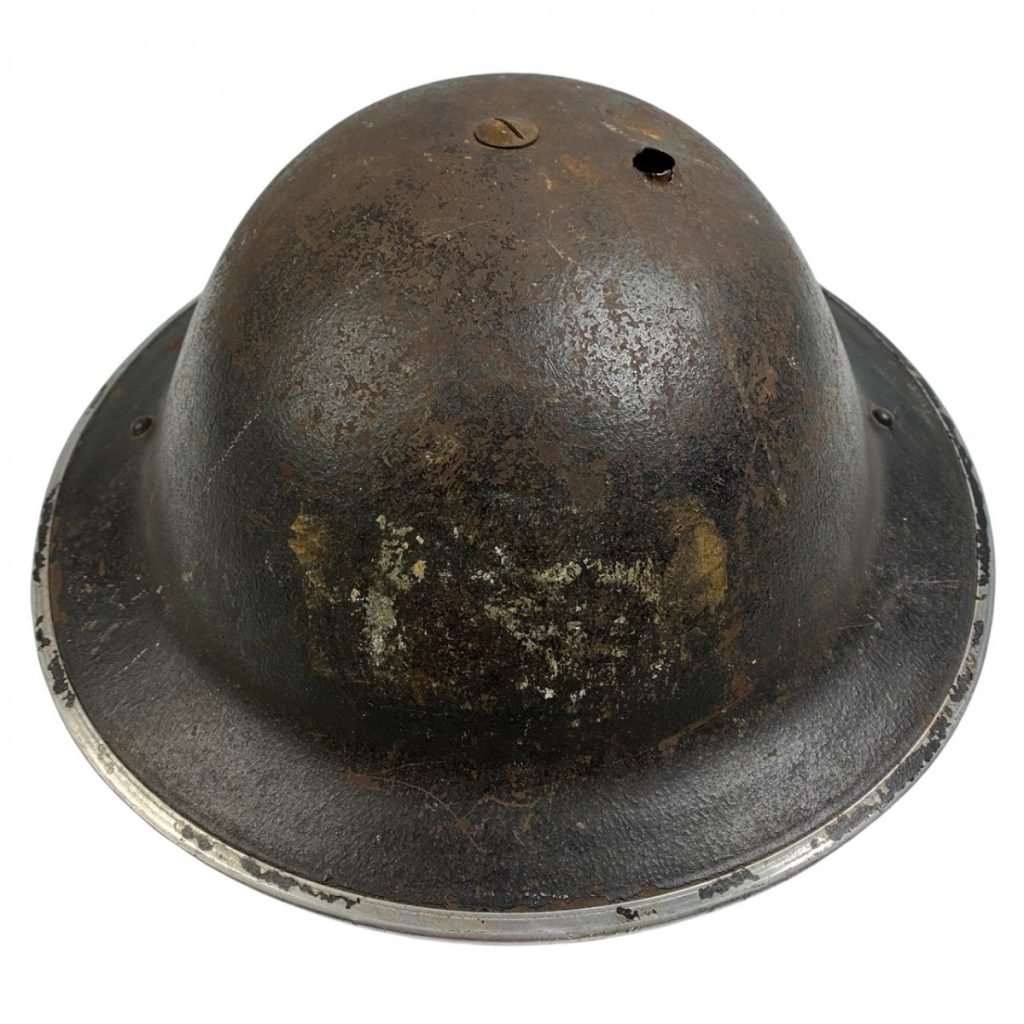 Original WWII British helmet - Oorlogsspullen.nl - Militaria shop
