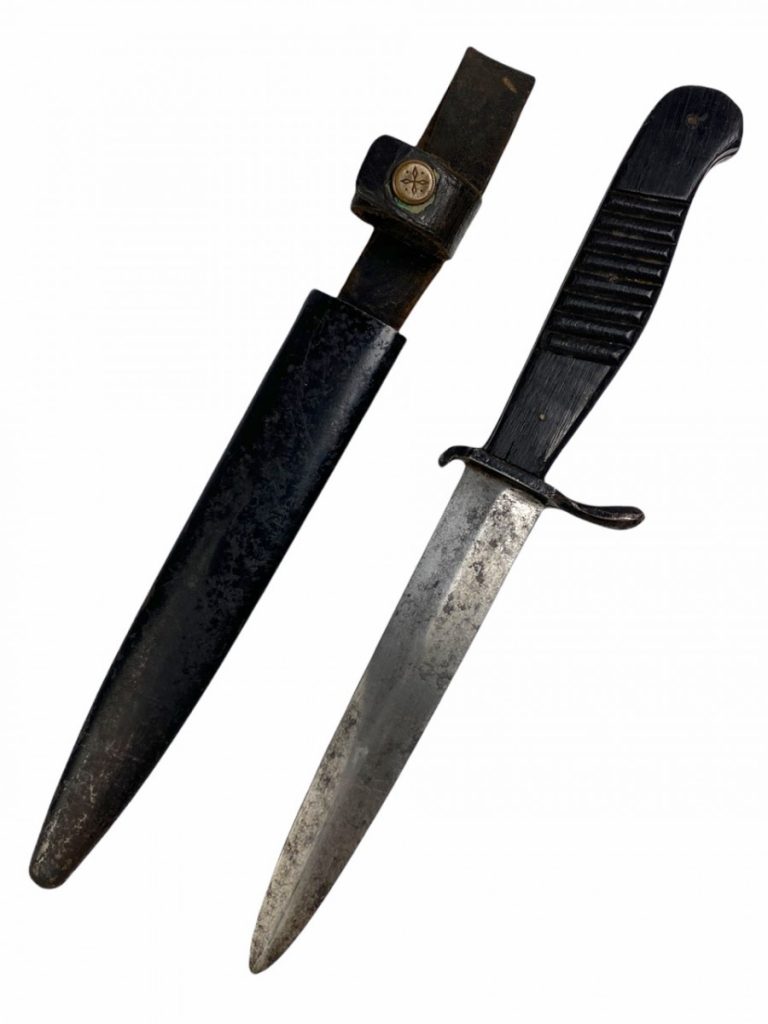 Original WWI German 'Nahkampfmesser' - Oorlogsspullen.nl - Militaria shop