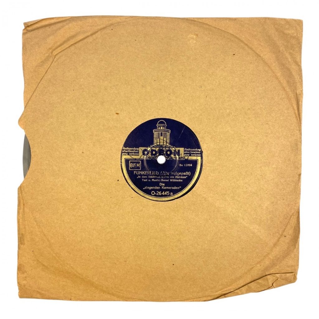 Original WWII German gramophone record - (Alpenjäger) Narviklied ...