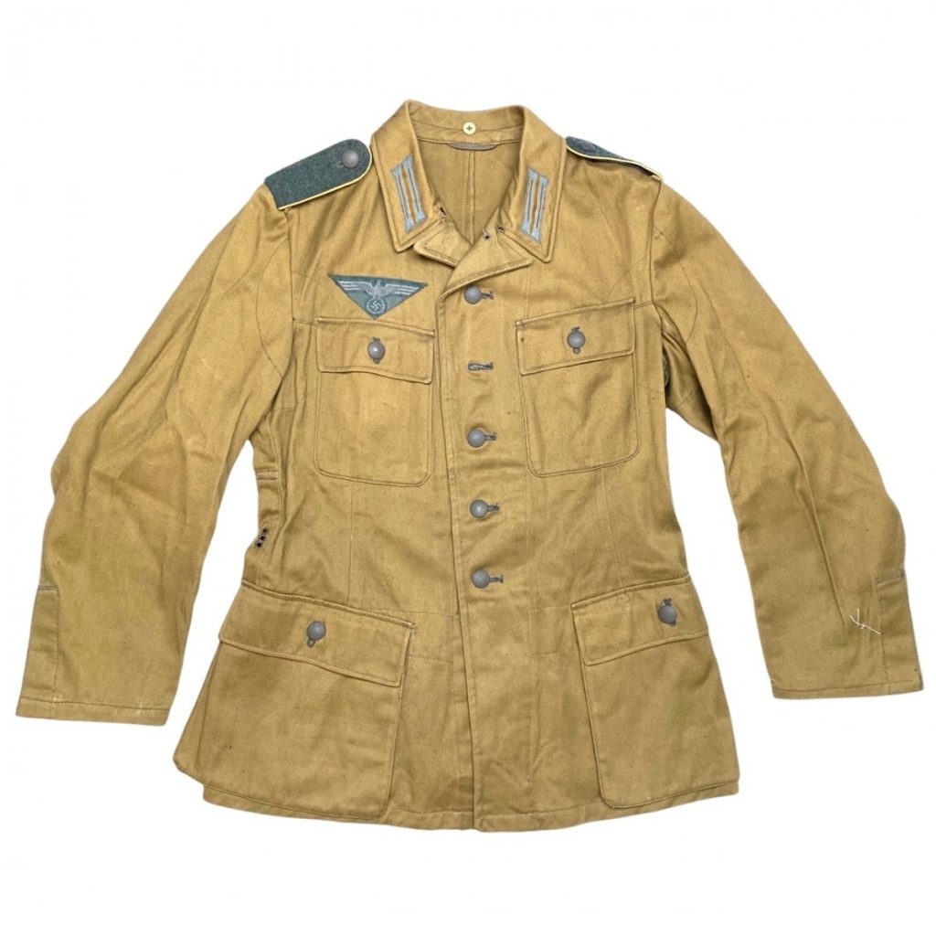 Original WWII German Tropical M43 jacket - Oorlogsspullen.nl ...