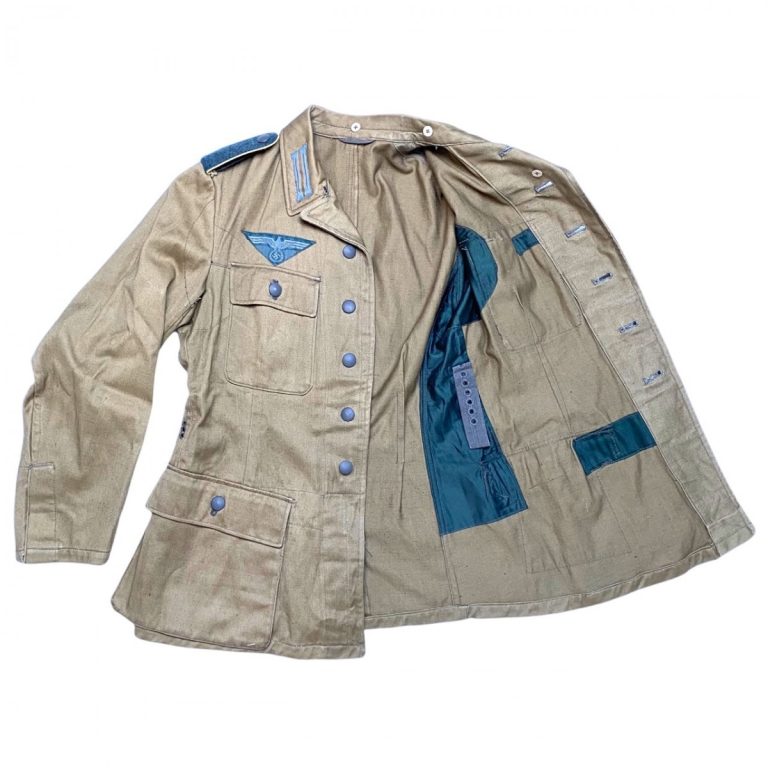 Original WWII German Tropical M43 jacket - Oorlogsspullen.nl ...