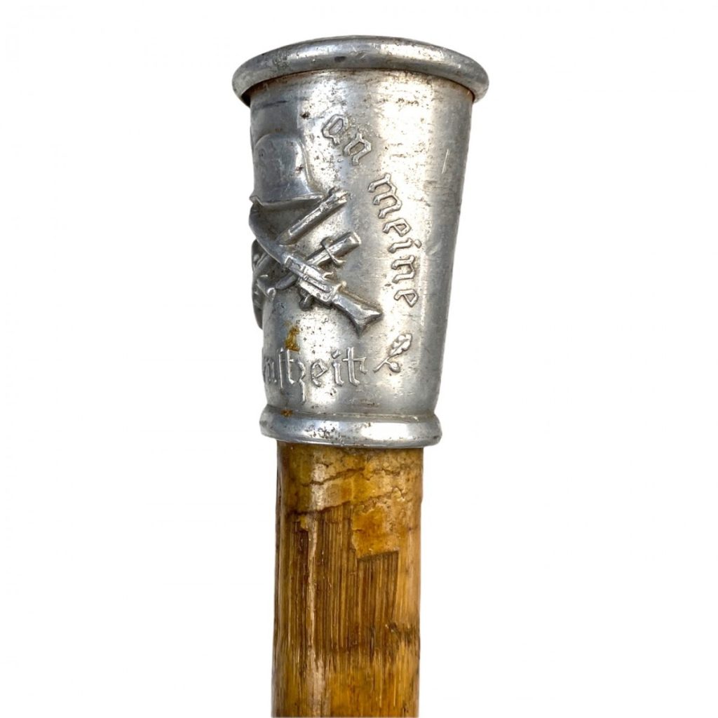 Original WWII German walking stick 'Erinnerung an meine Dienstzeit ...